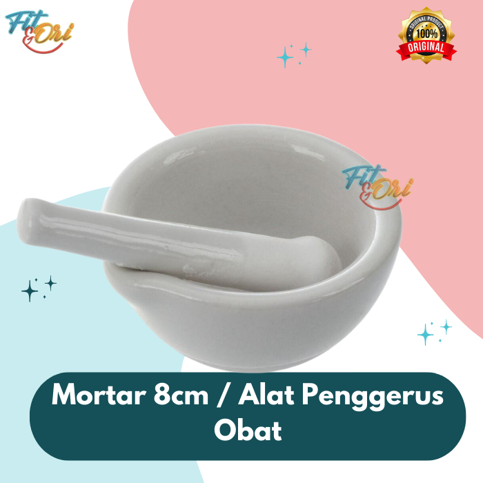 Jual OneHealth Mortar Stamper Mortir Alat Penumbuk Obat / Penggerus ...