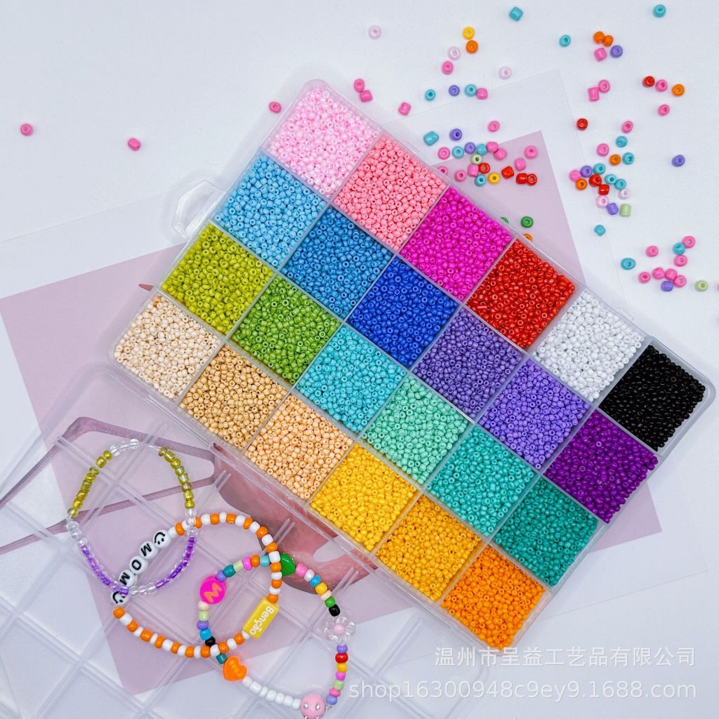 Jual Manik Manik Pasir 1 Box - Manik2 Mote Payet Pasir Paket DIY 2MM ...