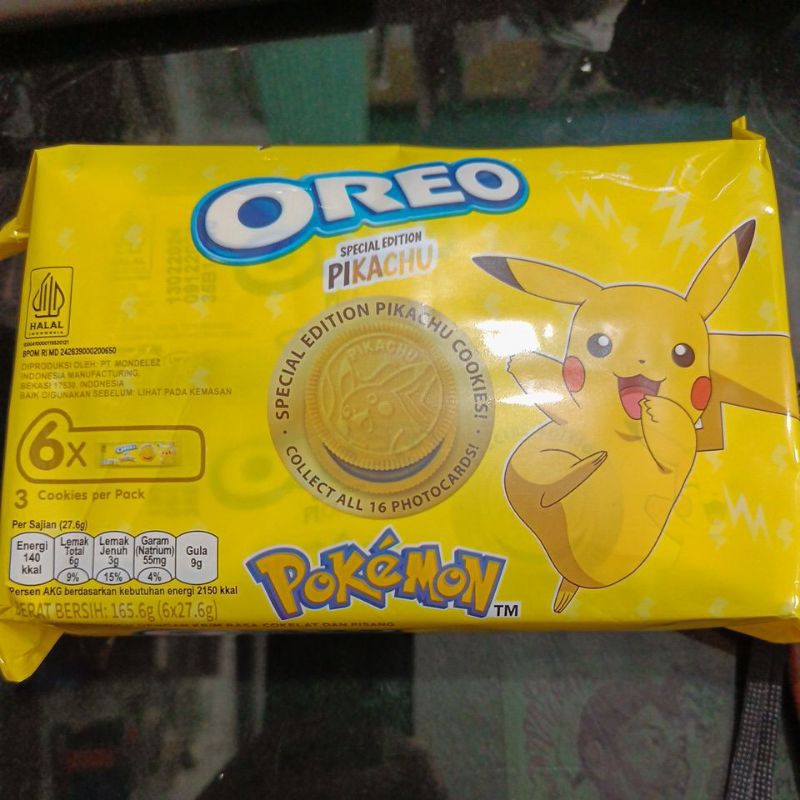Jual OREO POKEMON EXCLUSIVE PICTURE CARD INSIDE | Shopee Indonesia
