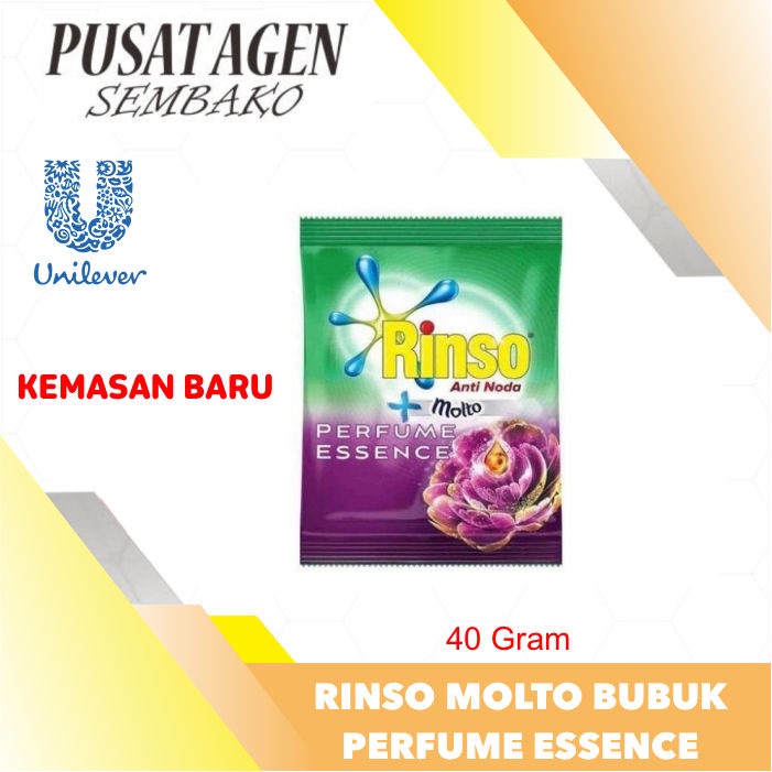 Jual RINSO MOLTO DETERJEN PERFUME ESSENCE BUBUK SACHET PARFUM RENTENG ...