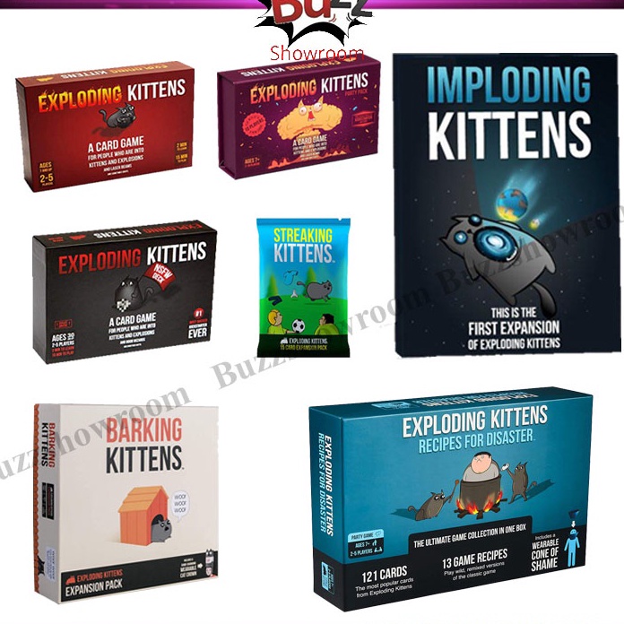 Jual Pilihan Terbaikmu Exploding Kittens Nsfw Imploding Streaking Barking Kitten Board Games