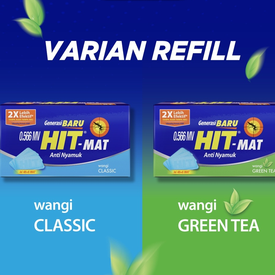 Jual HIT-MAT NEW JUMBO Elektrik Refill isi 48+6 MAT (54pcs) obat nyamuk ...