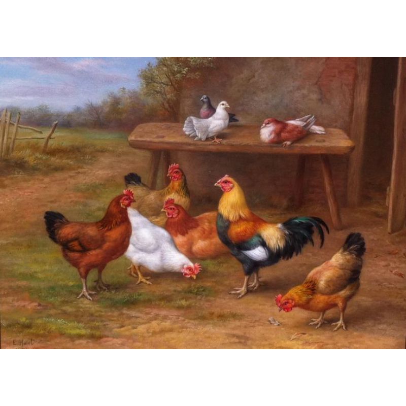 Jual Poster Cetak Hiasan Dinding Jumbo Gambar Ayam peternak Ukuran ...