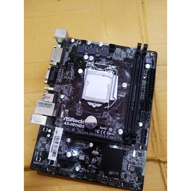 Jual MOTHERBOARD ASROCK H91HDS DDR 3 SOCKET LGA 1150 NORMAL GARANSII ...