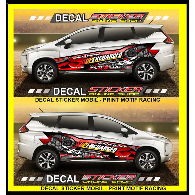 Jual STIKER MOBIL AVANZA XENIA EXPANDER MOBILIO MOTIF RACING BAGIAN ...