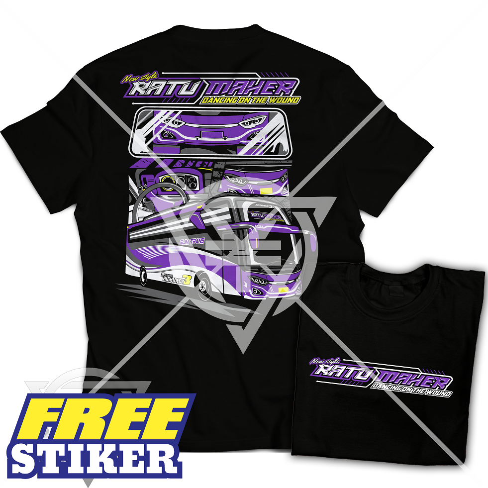 Jual FREE STICKER KAOS BUSMANIA NEW SJM RATU MAHER COTTON COMBED ...