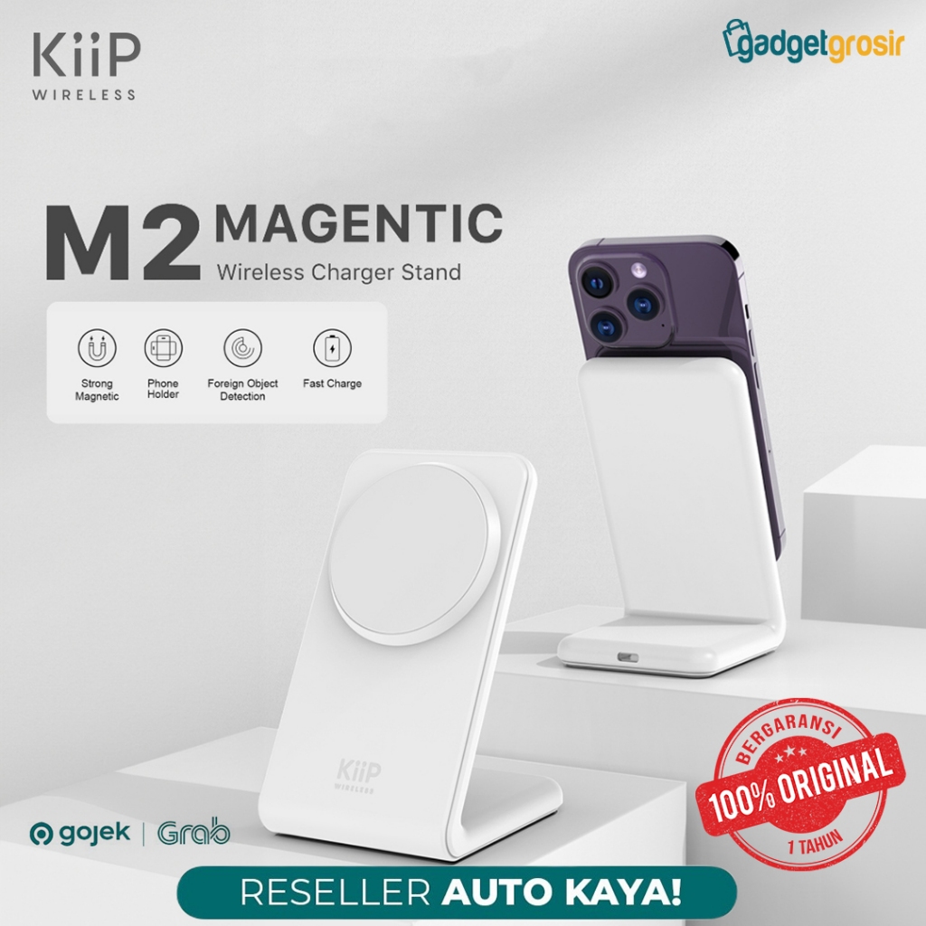 Jual KiiP Wireless SPM2 Magnetic Wireless Charger Stand HP iPhone ...