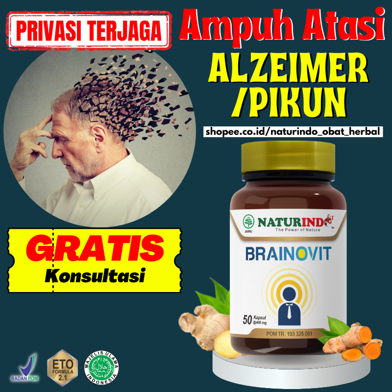 Jual Obat Alzheimer Anti Pikun Demensia Dini Buat Lansia Orang Tua ...