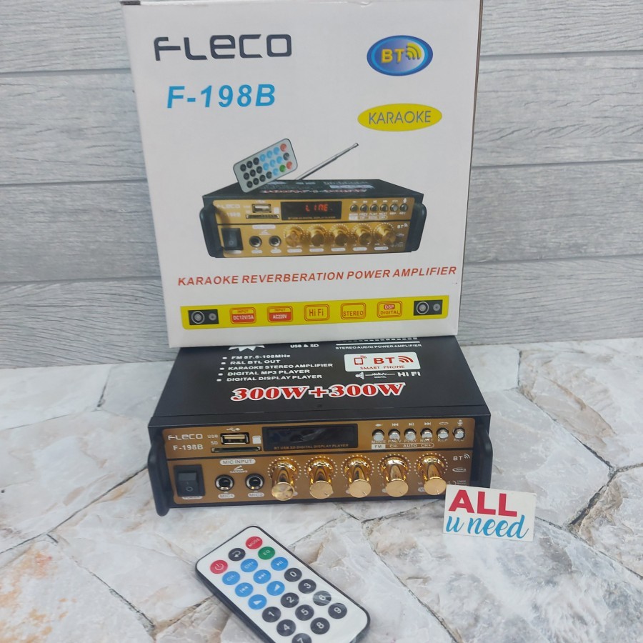 Jual Amplifier Fleco F-198B - Ampli Fleco 198B - Power Amplifier Fleco ...