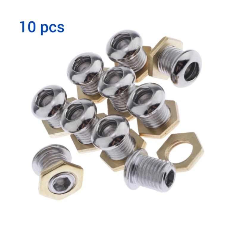 Jual Tom Snare Drum Nut Air Vent Screw Baut Gasket Strainer Nut ...