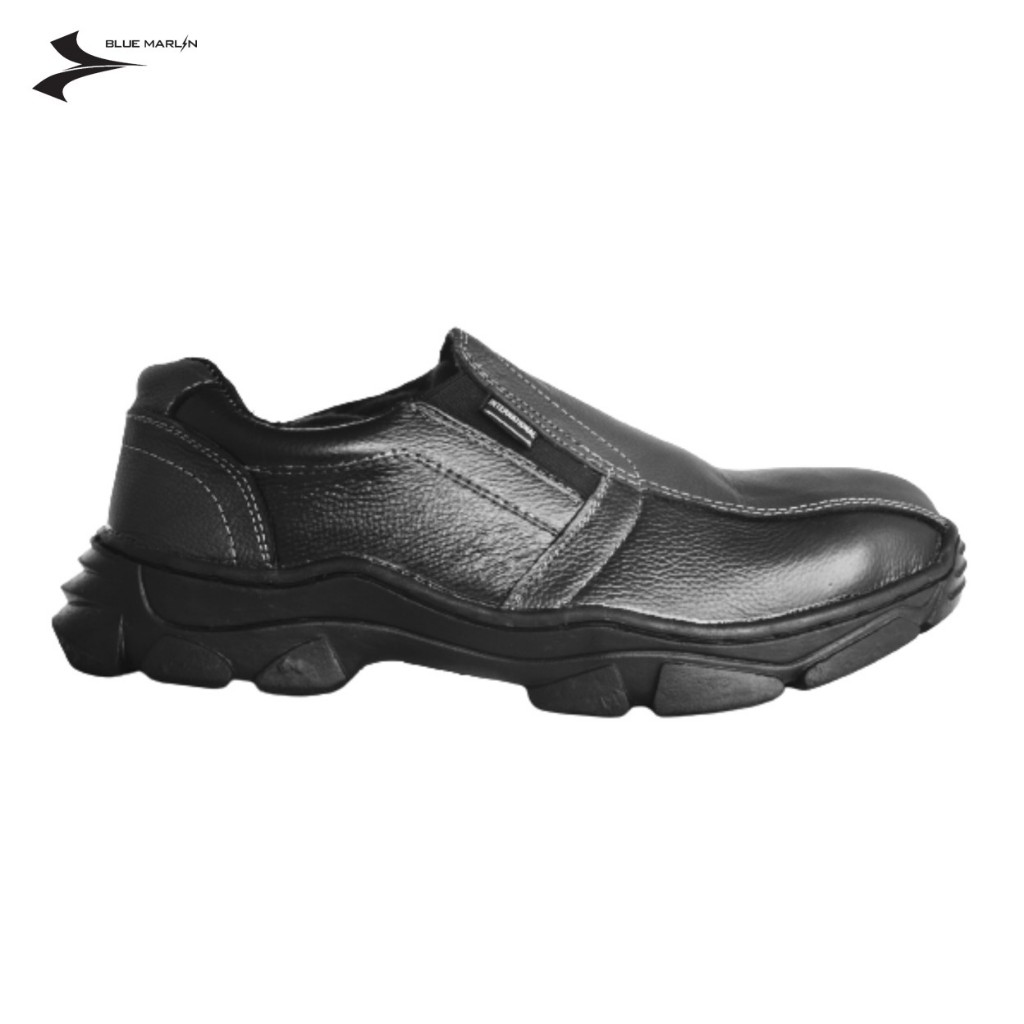 Jual Sepatu Safety Shoes Septi Original International Black Shark SNI ...