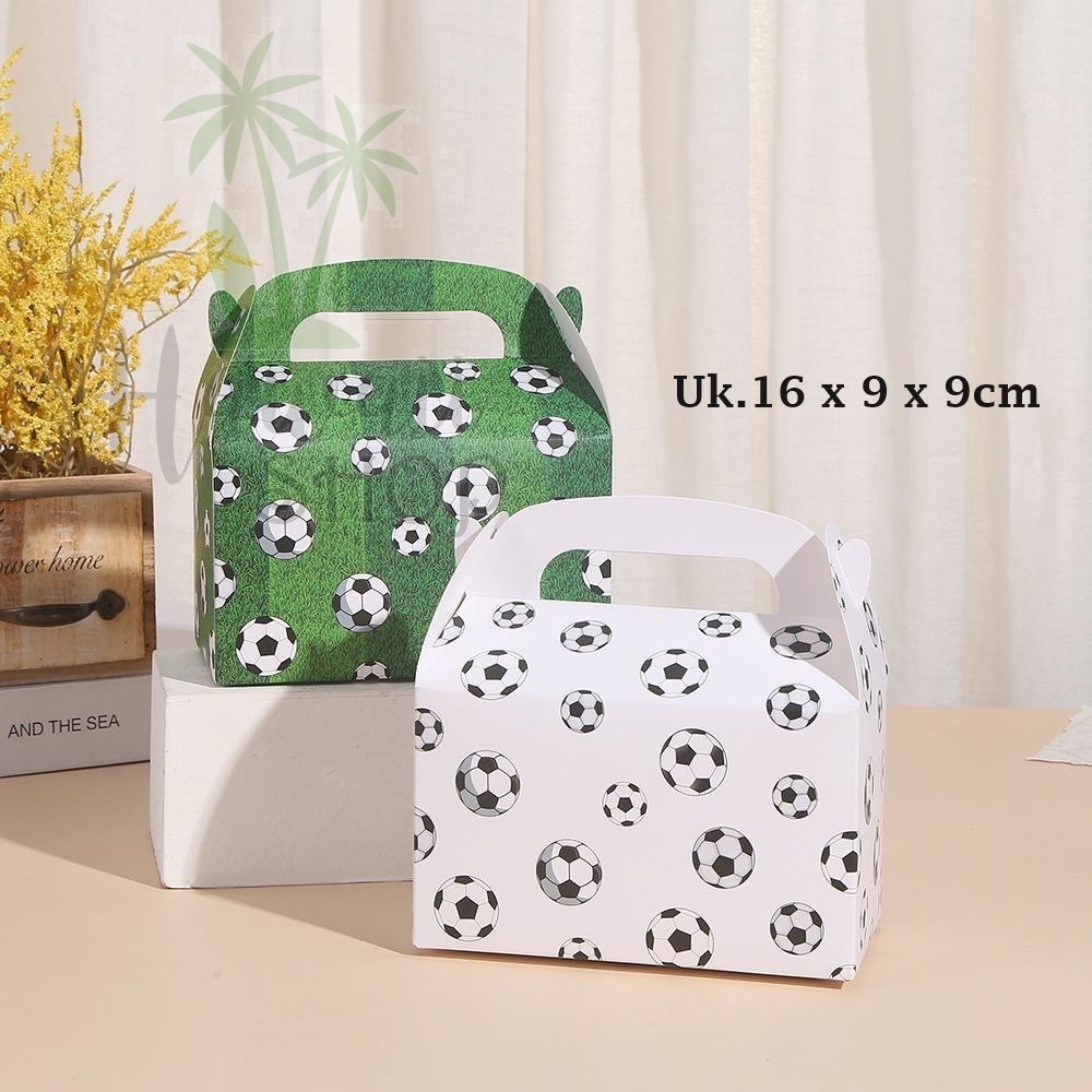 Jual Box Kue Ulang Tahun / Box Hampers Motif Bola / Box snack / Box ...