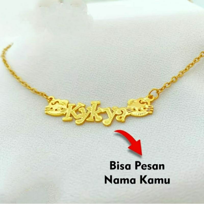 Jual Kalung Nama Custom Anak Desain Liontin Karakter Cartoon Spesial ...