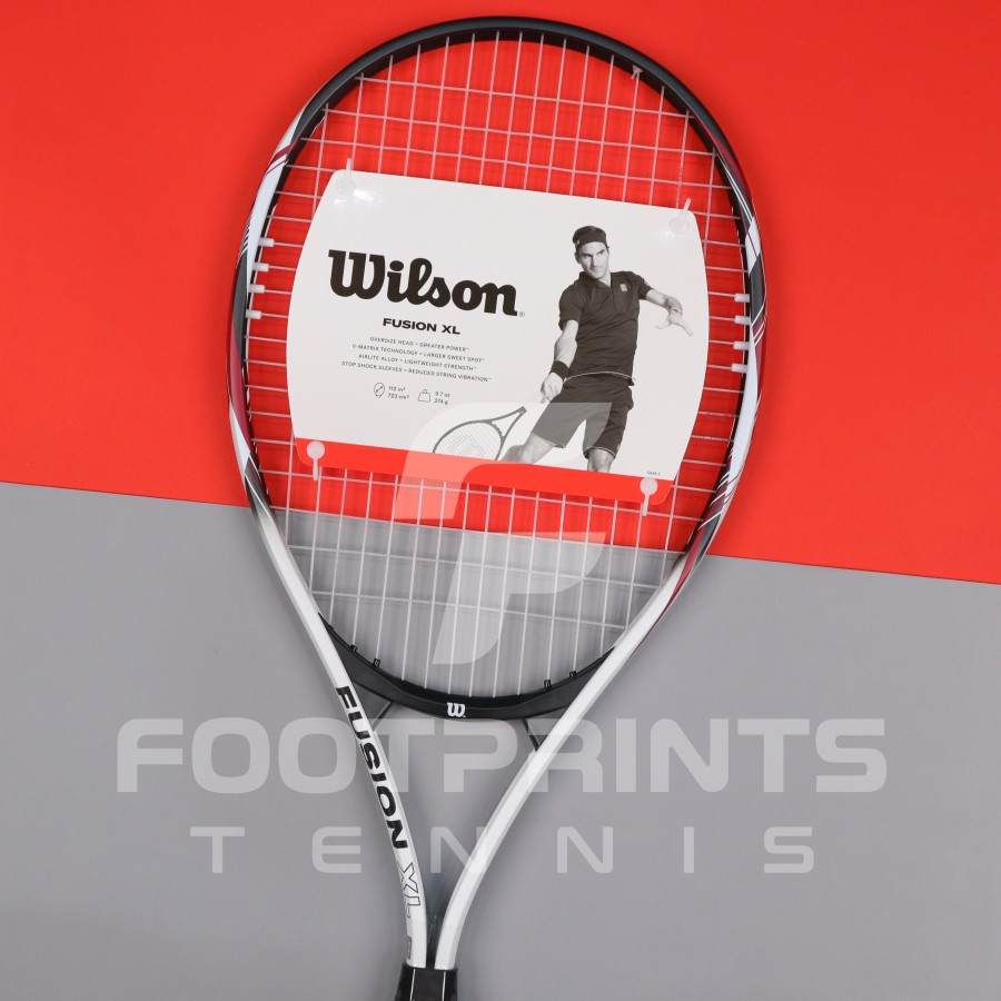 Jual Raket Tenis Wilson Fusion Xl 112 Tennis Racket Pemula 274 gr ...
