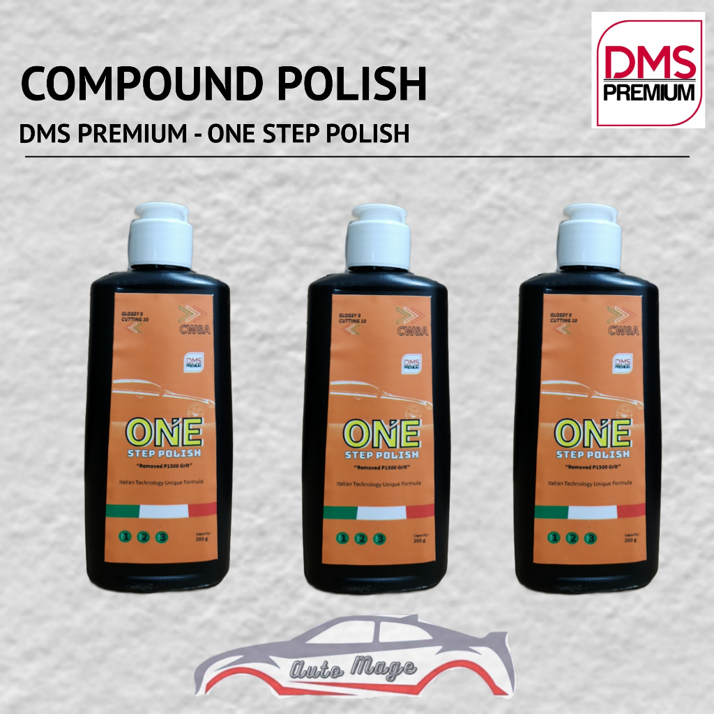 Jual COMPOUND ONE STEP POLISH DMS PREMIUM 200Gram | Shopee Indonesia
