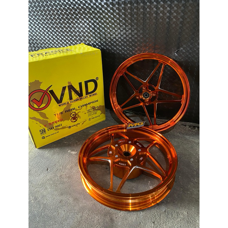 Jual Velg VND V Speed Bintang Gen 2 Vario 125 150 Pcx Cbu Orange | Shopee Indonesia
