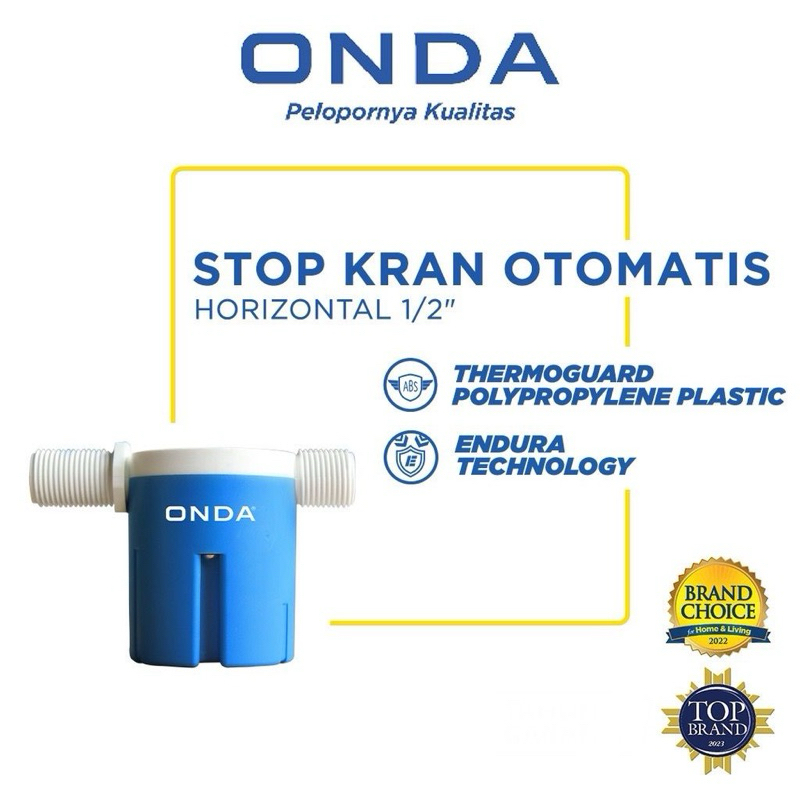 Jual ONDA stop kran otomatis horizontal 1/2” + sealtape ST 01 | Shopee ...