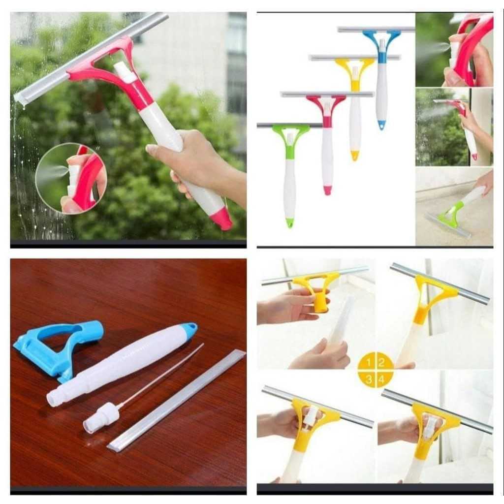 Jual WM Window Cleaner / Spray window cleaner 2 in 1 / wiper pembersih ...