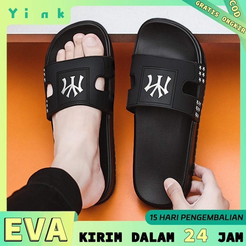 Jual Yink Sandal Pria Keren Karet Terbaru Casual Premium Eva Sendal ...
