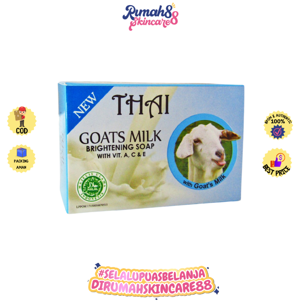 Jual THAI Lightening Soap Papaya & Goat Milk 130 GR | Shopee Indonesia