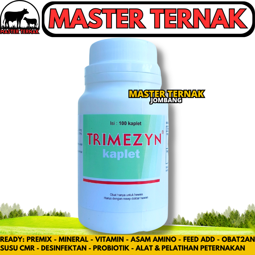 Jual TRIMEZYN KAPLET 100 KAPSUL - Obat Pilek Ngorok Pulorum Ayam ...
