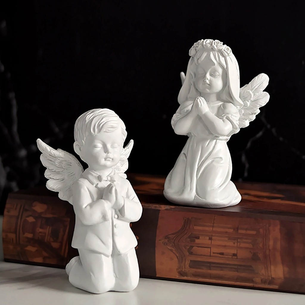 Jual Patung Malaikat Putih Angel Statue Baby Angel Pajangan Malaikat ...