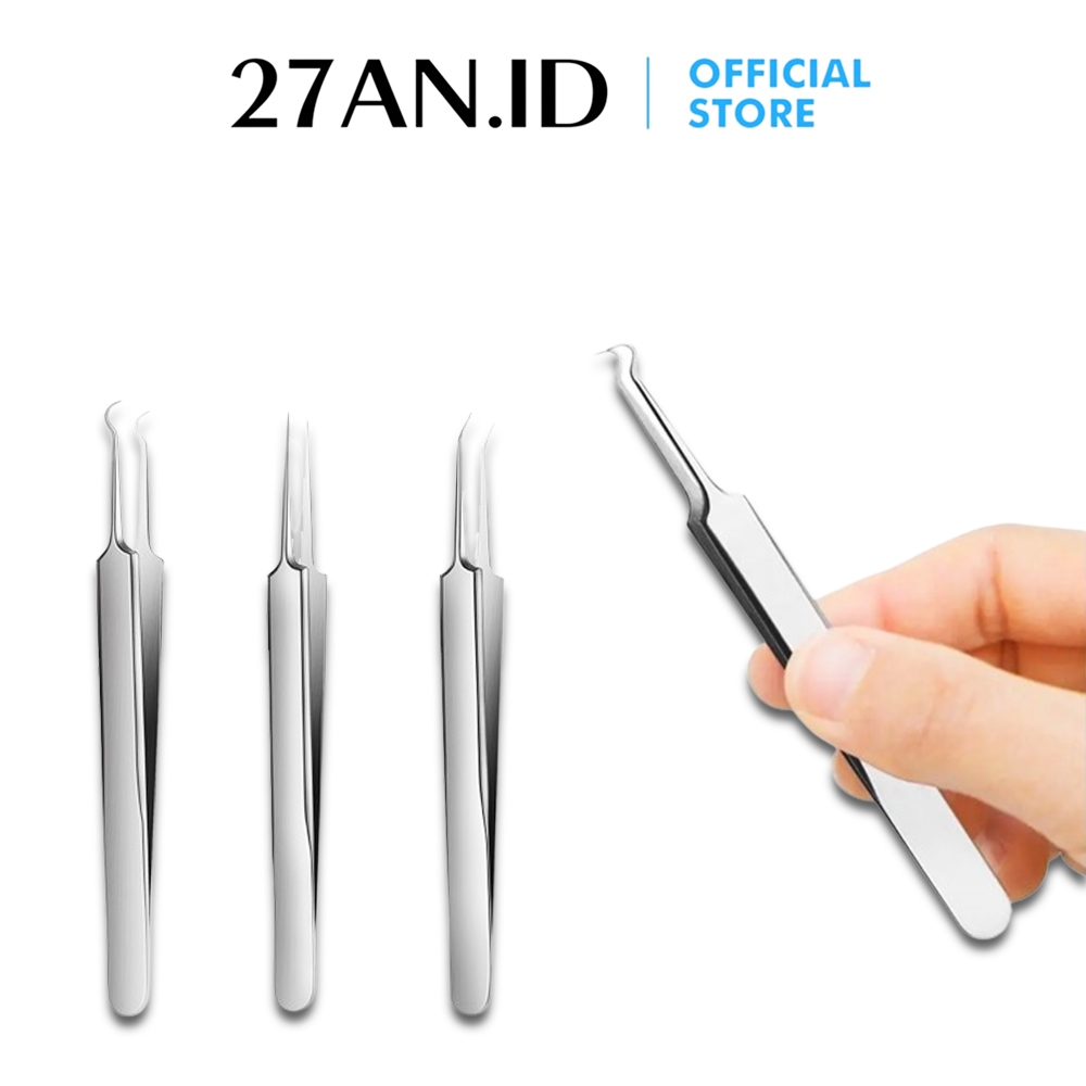 Jual ( 27AN.ID ) PINSET JEPIT KOMEDO STAINLESS STEEL H606 Alat Pencet ...