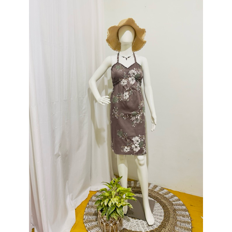 Jual Dress/daster midi Yunisara daster kerut dada solo daster sexy ...