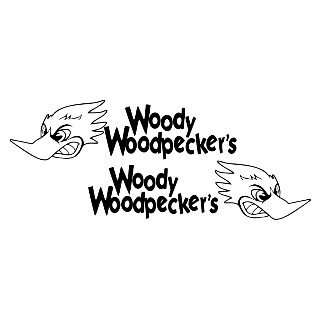 Jual STRIPING STICKER SCOOPY WOODY WOODPECKER'S / ANIMASI / KARAKTER ...