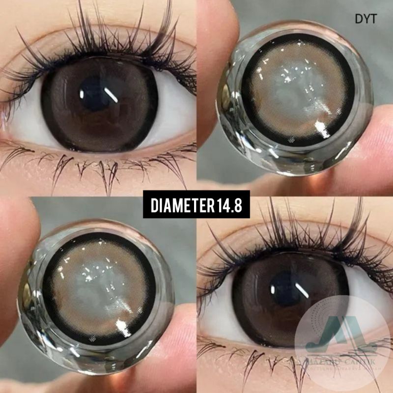 Jual Softlens Hitam KeCoklat-Coklatan Diameter 15 mm Premium | RING ...