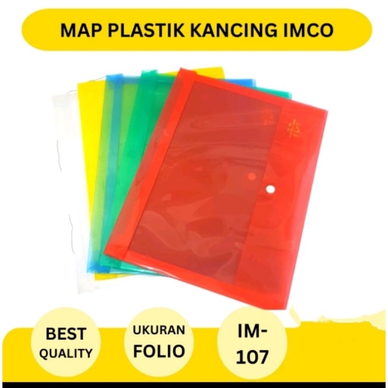 Jual MAP PLASTIK KANCING MERAH BIRU KUNING HIJAU BENING | Shopee Indonesia