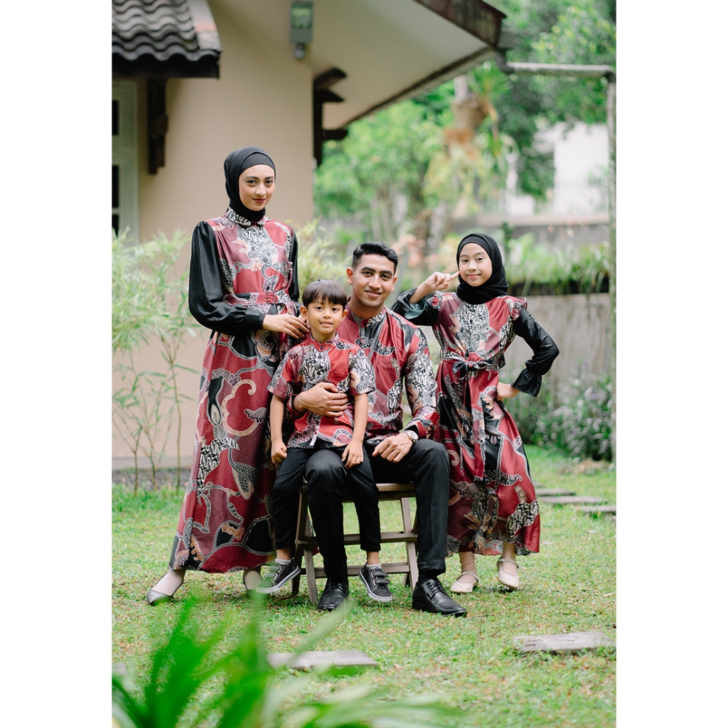Jual MENSBATIK - GANDHI JAYANDRA - Familly Set - Kemeja Dewasa - Dress Uayuu - Kemeja Anak ...