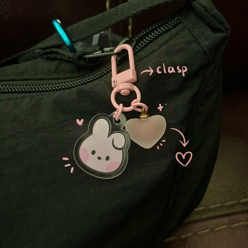 Jual [Clasp] Keychain BTS Minini inspired - Gantungan Kunci BTS Minini ...