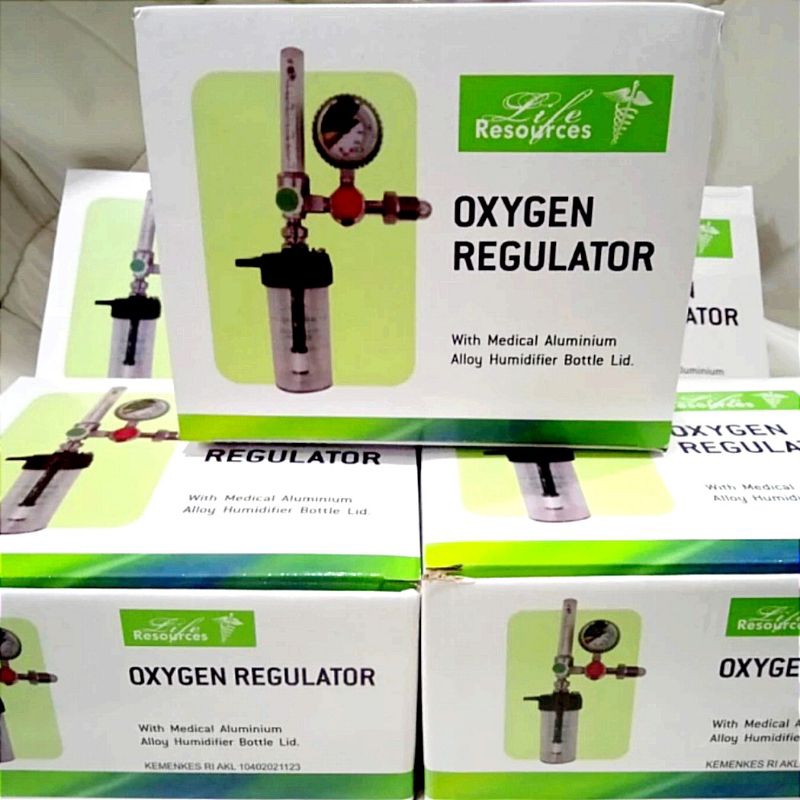 Jual Regulator Oksigen Hijau Life Resources (Cocok Semua Ukuran Tabung ...