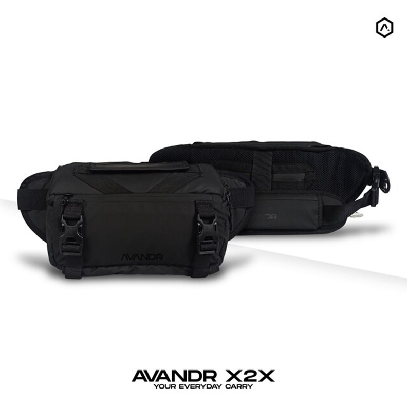Jual 1212 Fasion sale AVANDR X2X Black Matte Tas Selempang Pria ...