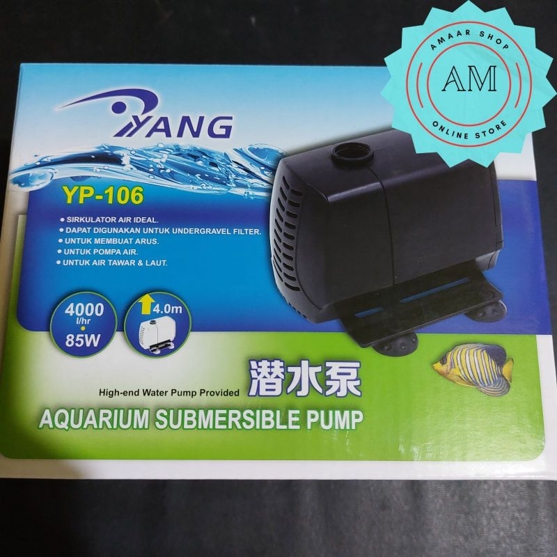 Jual POMPA AKUARIUM YANG YP-106 / MESIN KOLAM YANG YP - 106 / MESIN ...