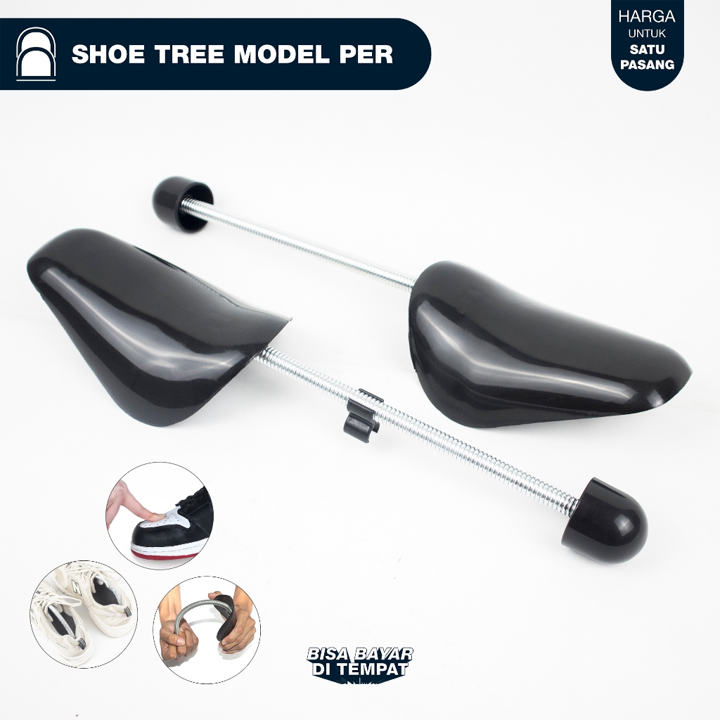 Jual [BAYAR DI TEMPAT] 1 Pasang Spring Shoe Tree Model Per Untuk ...