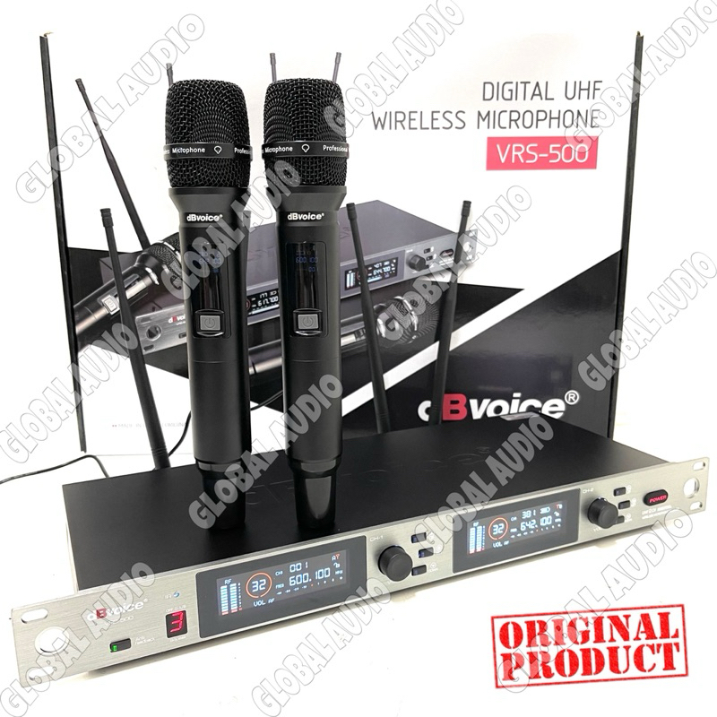Jual Mic Wireless DbVoice VRS-500 Original 2bh Microphone Genggam DB ...