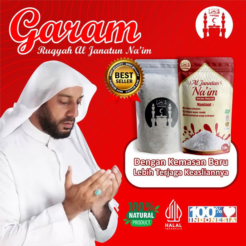 Jual Garam Ruqyah Al-JanatunNaim Original ampuh untuk tolak balak ...