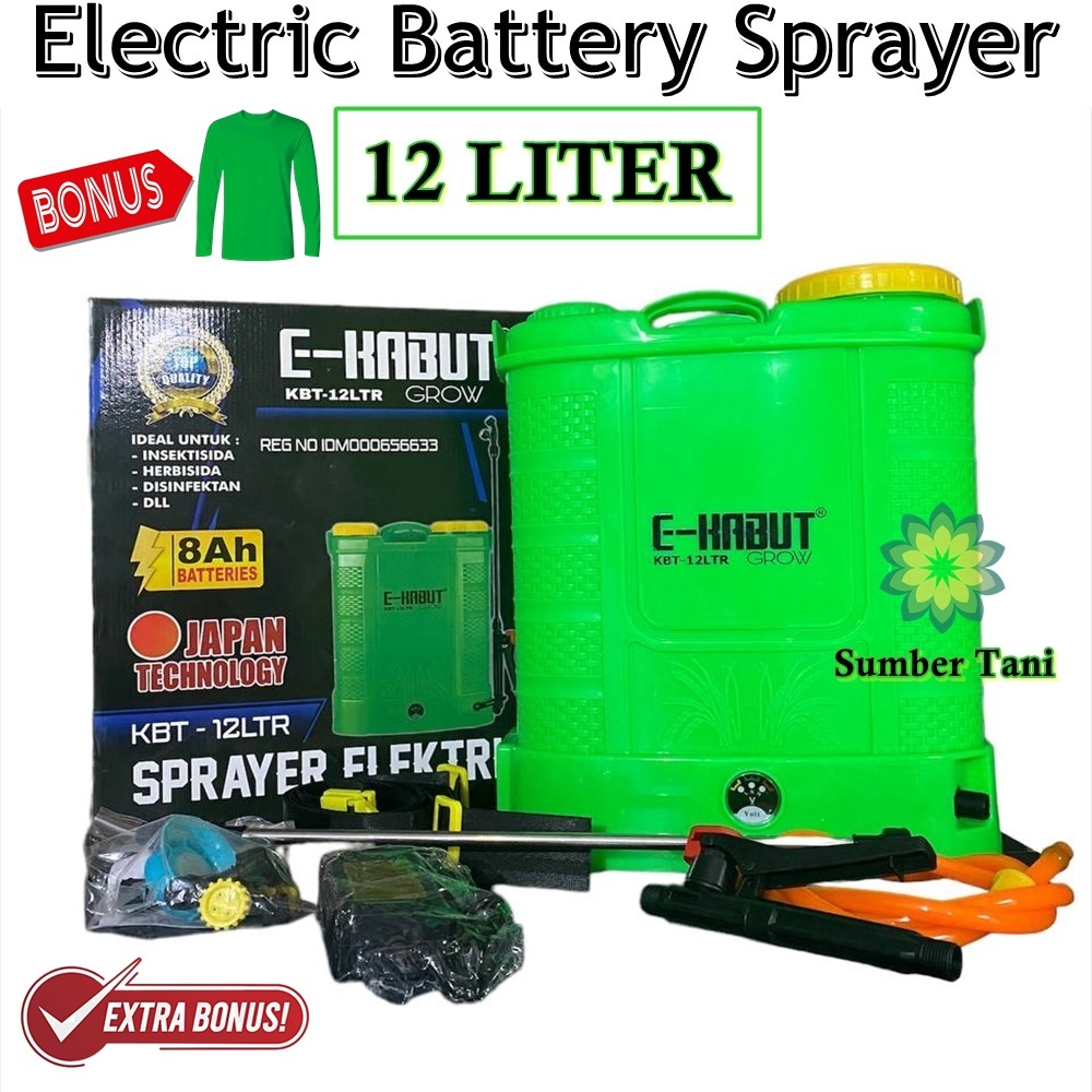 Jual Sprayer Elektrik Tangki Semprot E-Kabut Grow 12 Liter | Shopee ...
