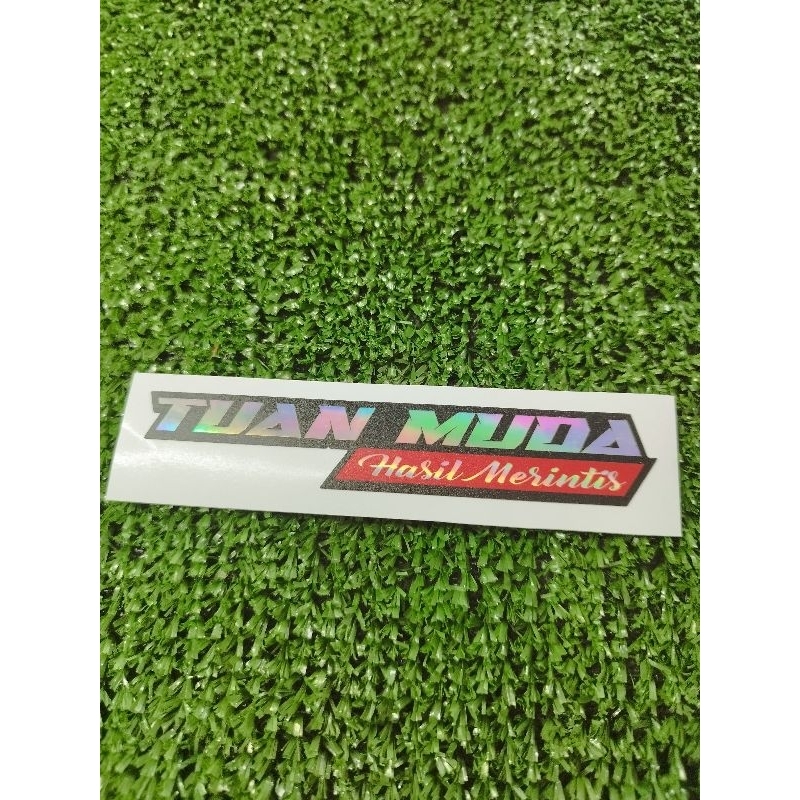 Jual STIKER TUAN MUDA HOLOGRAM VIRAL TERBARU | Shopee Indonesia
