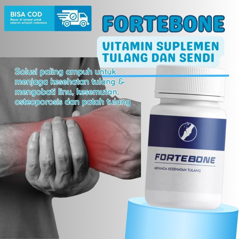 Jual FORTEBONE Vitamin Tulang dan Sendi Suplemen Kesehatan Tulang dan ...