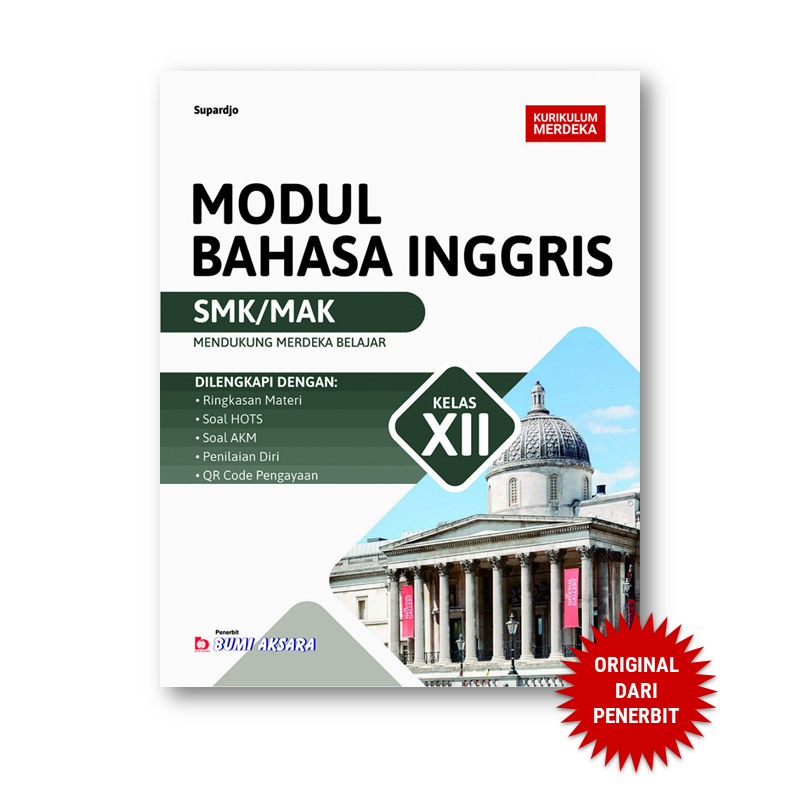 Jual Modul Bahasa Inggris Kelas XII SMK MAK Kurikulum Merdeka - Bumi Aksara | Shopee Indonesia