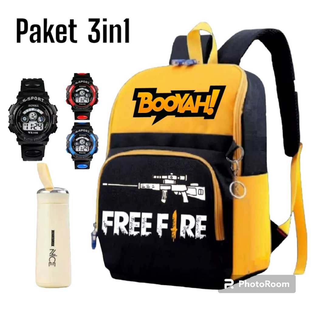 Jual Tas FF Anak Sekolah Laki Laki Kekinian Bisa Bayar Ditempat ( COD ...