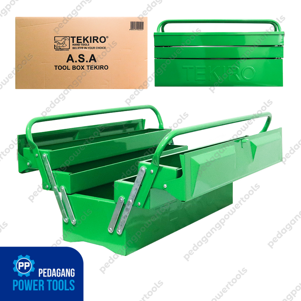 Jual TEKIRO TOOL BOX BESI 3 SUSUN TOOLBOX TOOLKIT KOTAK PERKAKAS ST-TB1068 | Shopee Indonesia