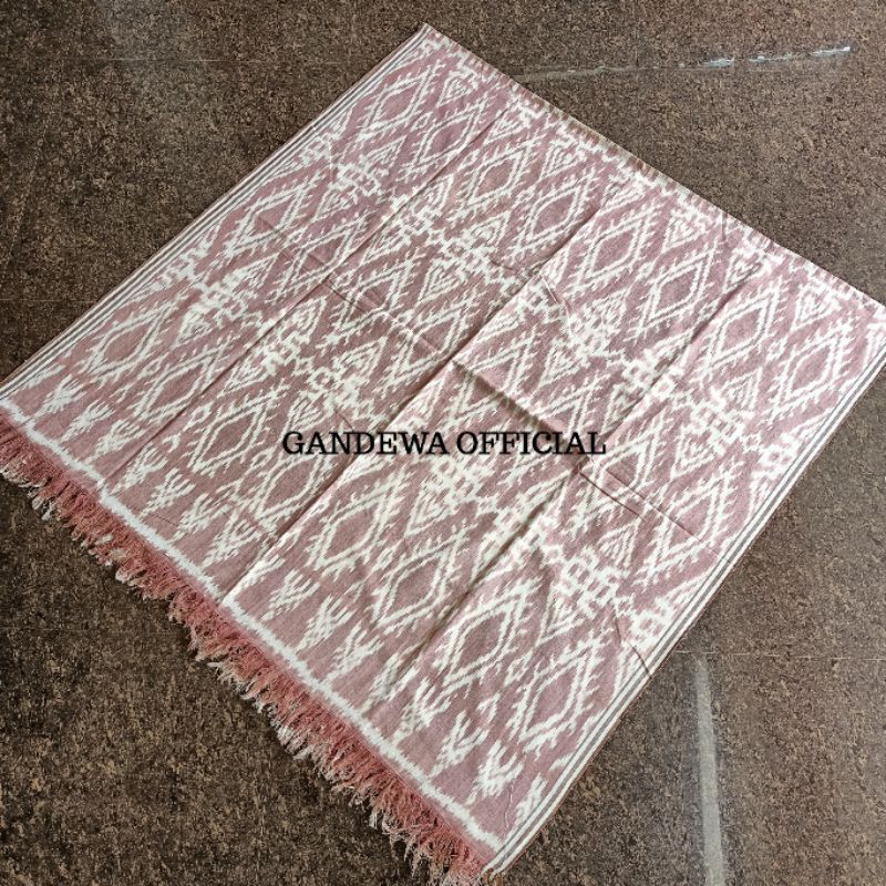 Jual GANDEWA TENUN || Kain Tenun Blanket Etnik Tradisional Jepara Motif Toraja | Shopee Indonesia
