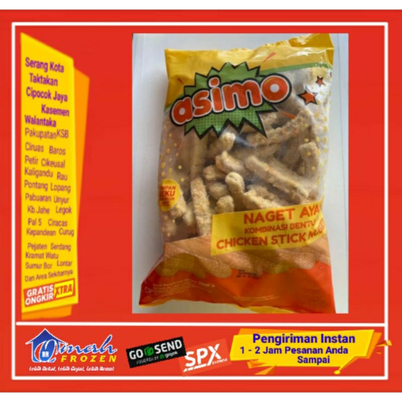 Jual Nugget Asimo Stick 1kg, Naget Asimo Frozen Serang | Shopee Indonesia