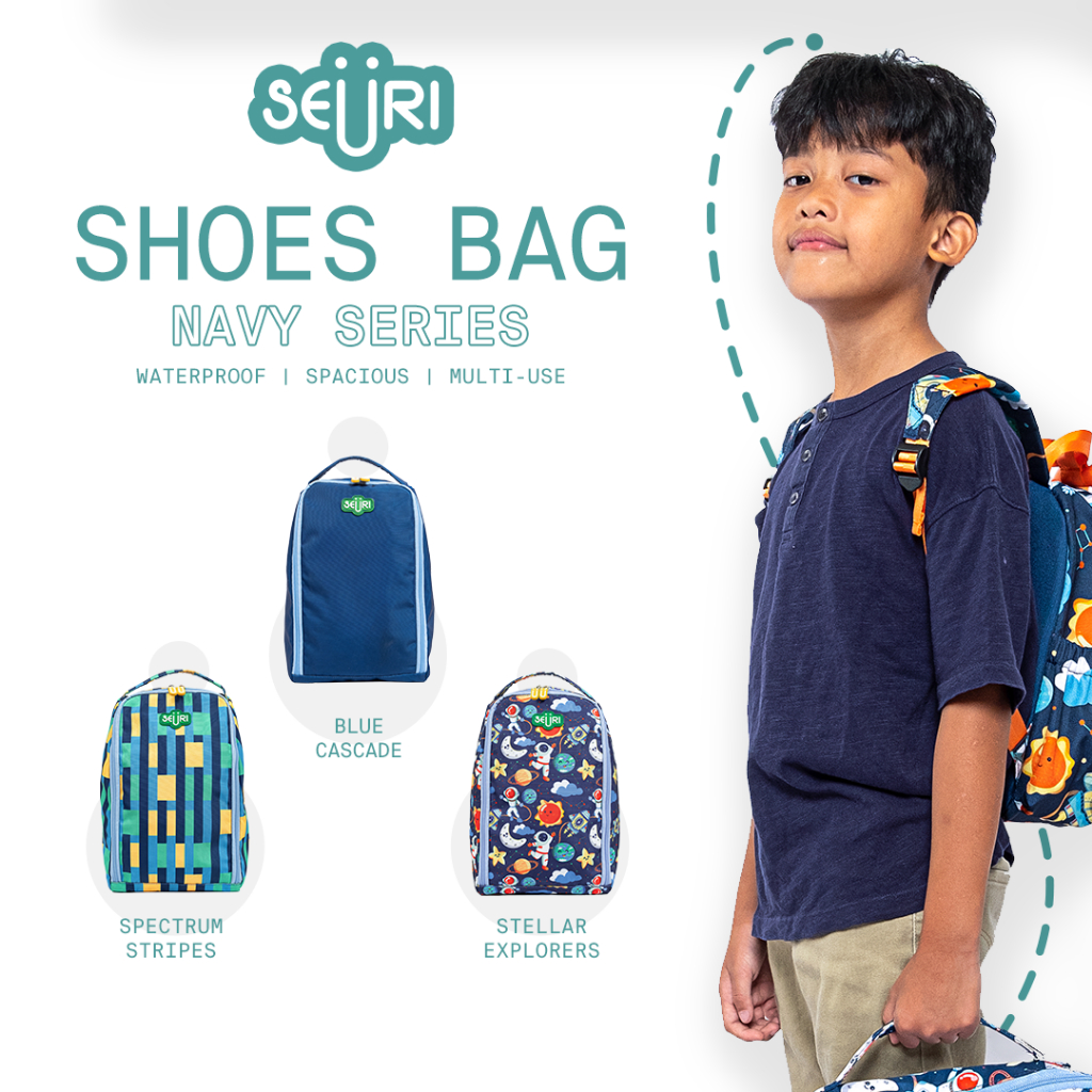 Jual Seuri Tas Sepatu / Shoes Pouch / Shoes Bag Navy Series untuk ...