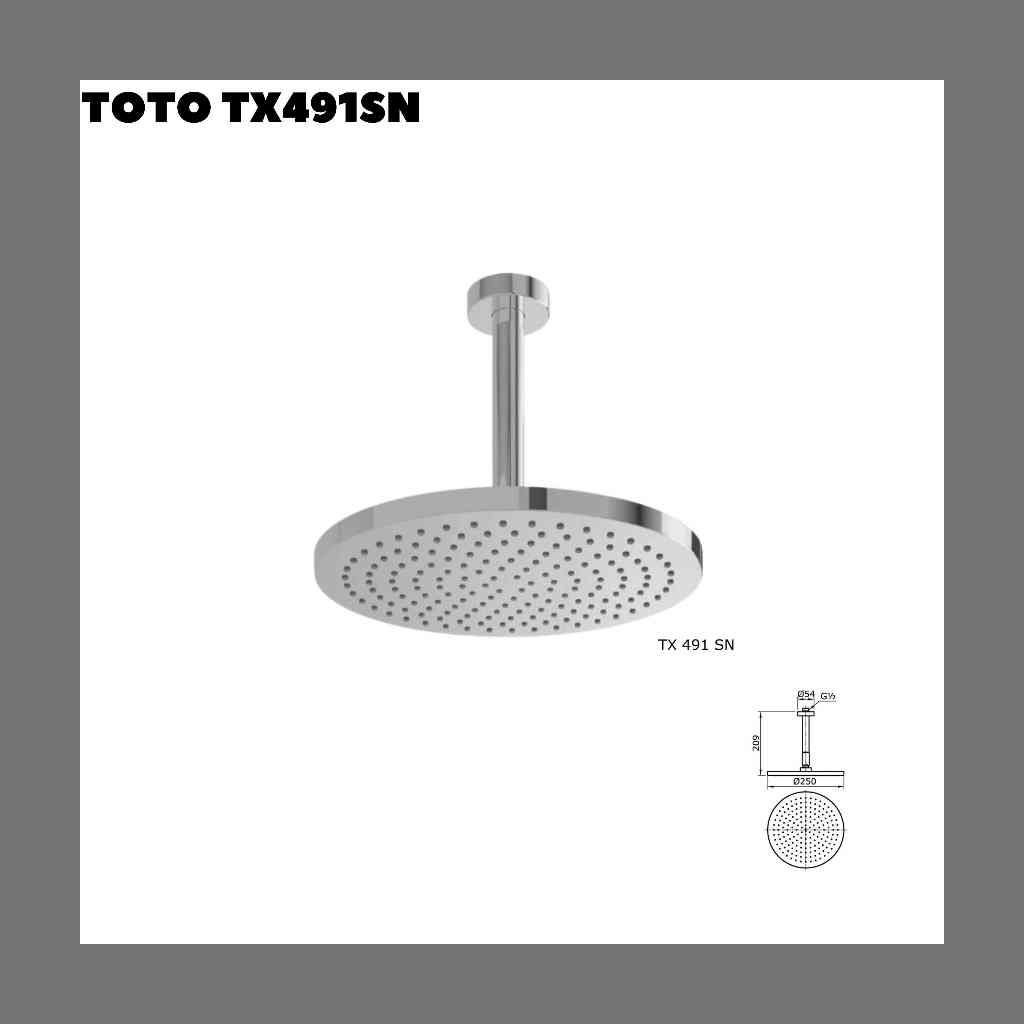 Jual Ceiling Shower TOTO TX491SN / shower Mandi Tanam TOTO type ceiling | Shopee Indonesia