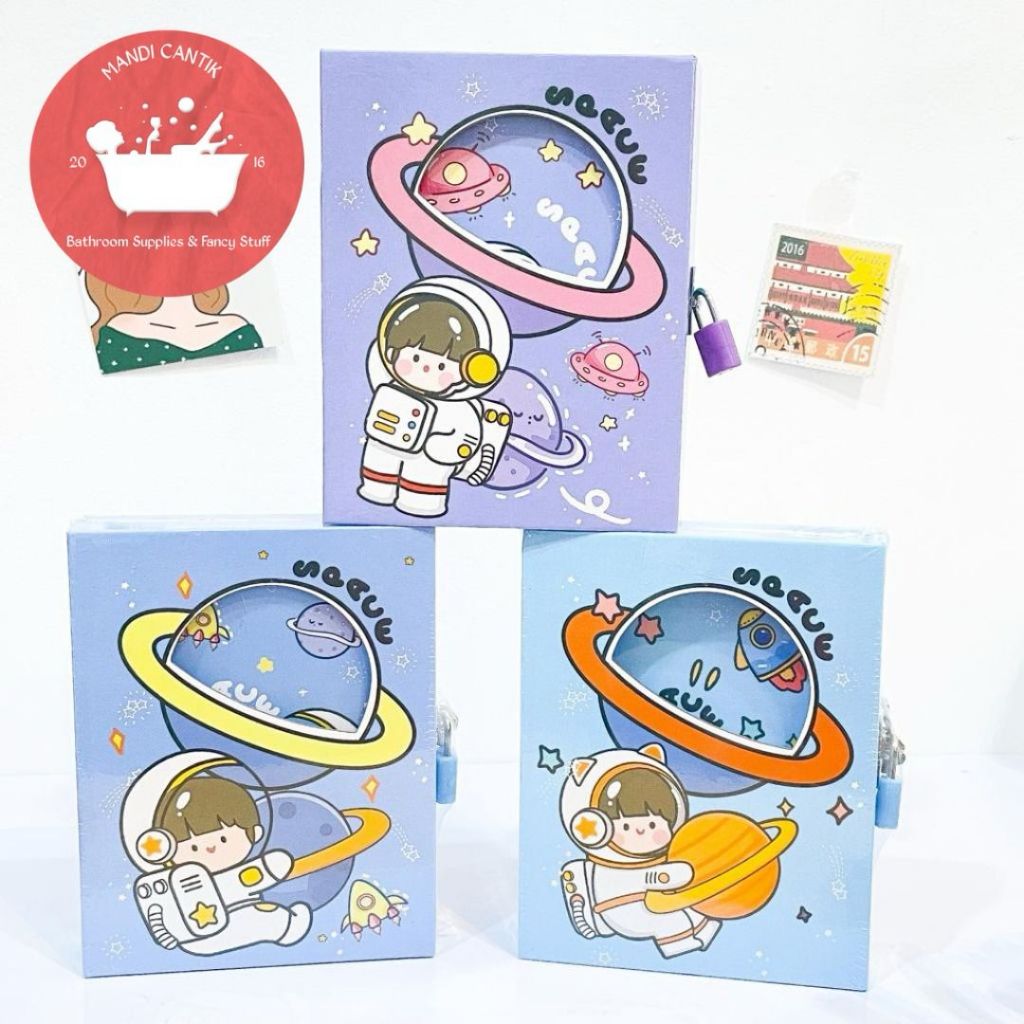 Jual BUKU GEMBOK ASTRONOT BK-1090 UKURAN A6 BUKU LUCU PADLOCK TERMURAH ...